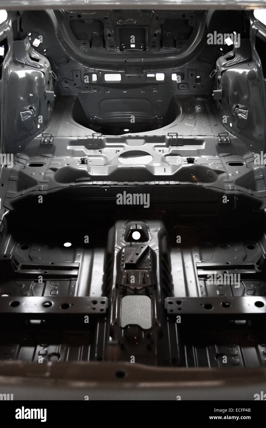 Skeleton of a modern car Stock Photo - Alamy