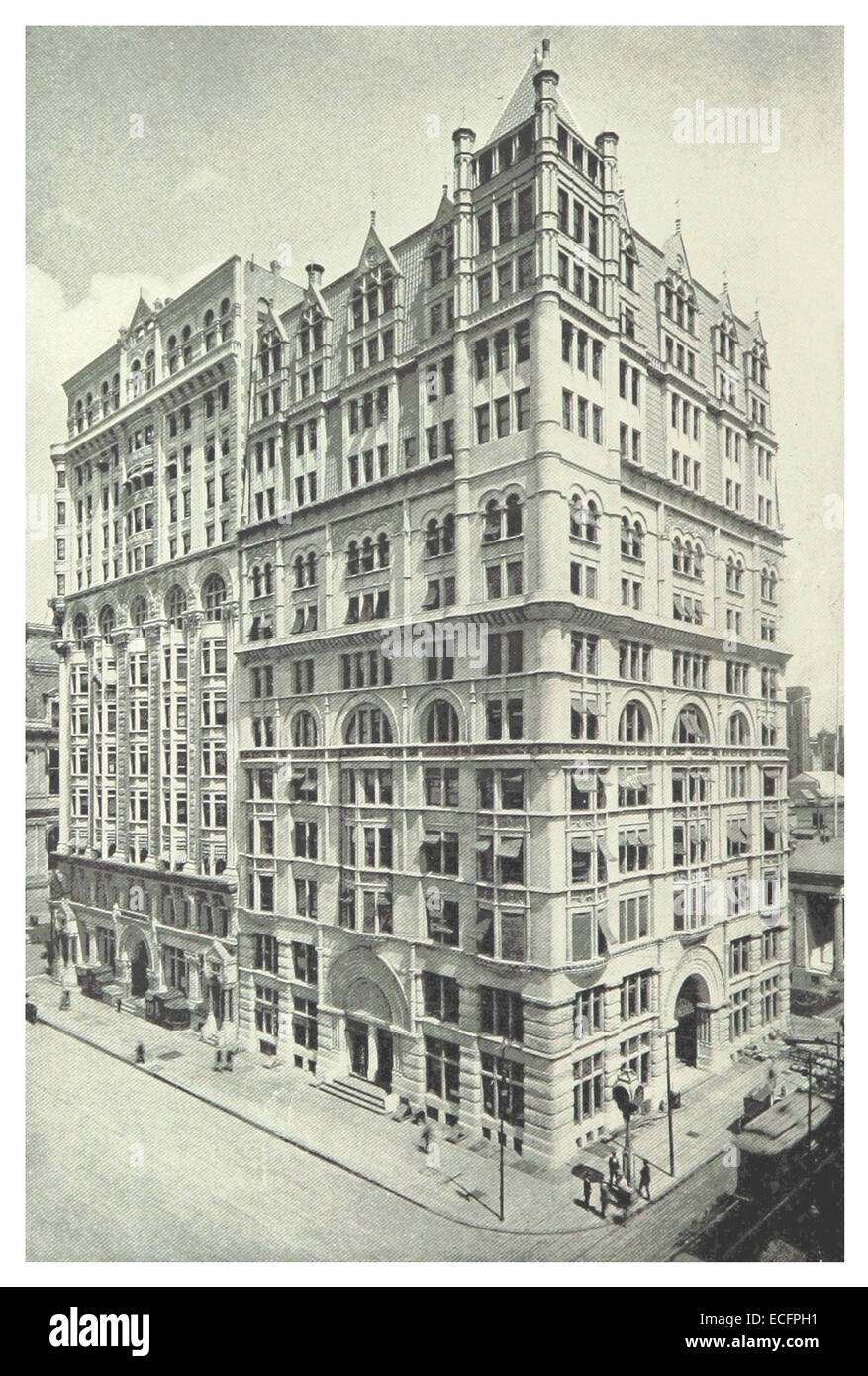 This 1897 image illustrates the Betz Building and Girard Building at ...