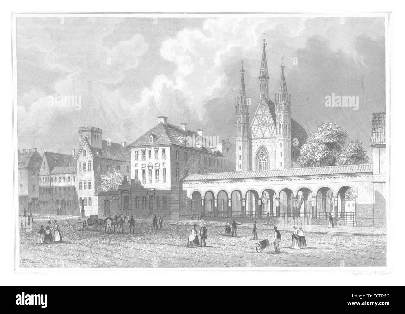 Vintage berlin map Cut Out Stock Images & Pictures - Alamy