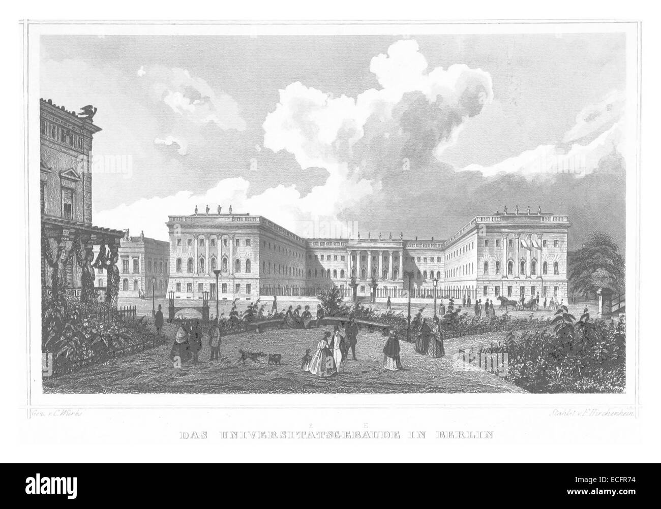 POPPEL(1852) p2.713 BERLIN, UNIVERSITC384T Stock Photo - Alamy