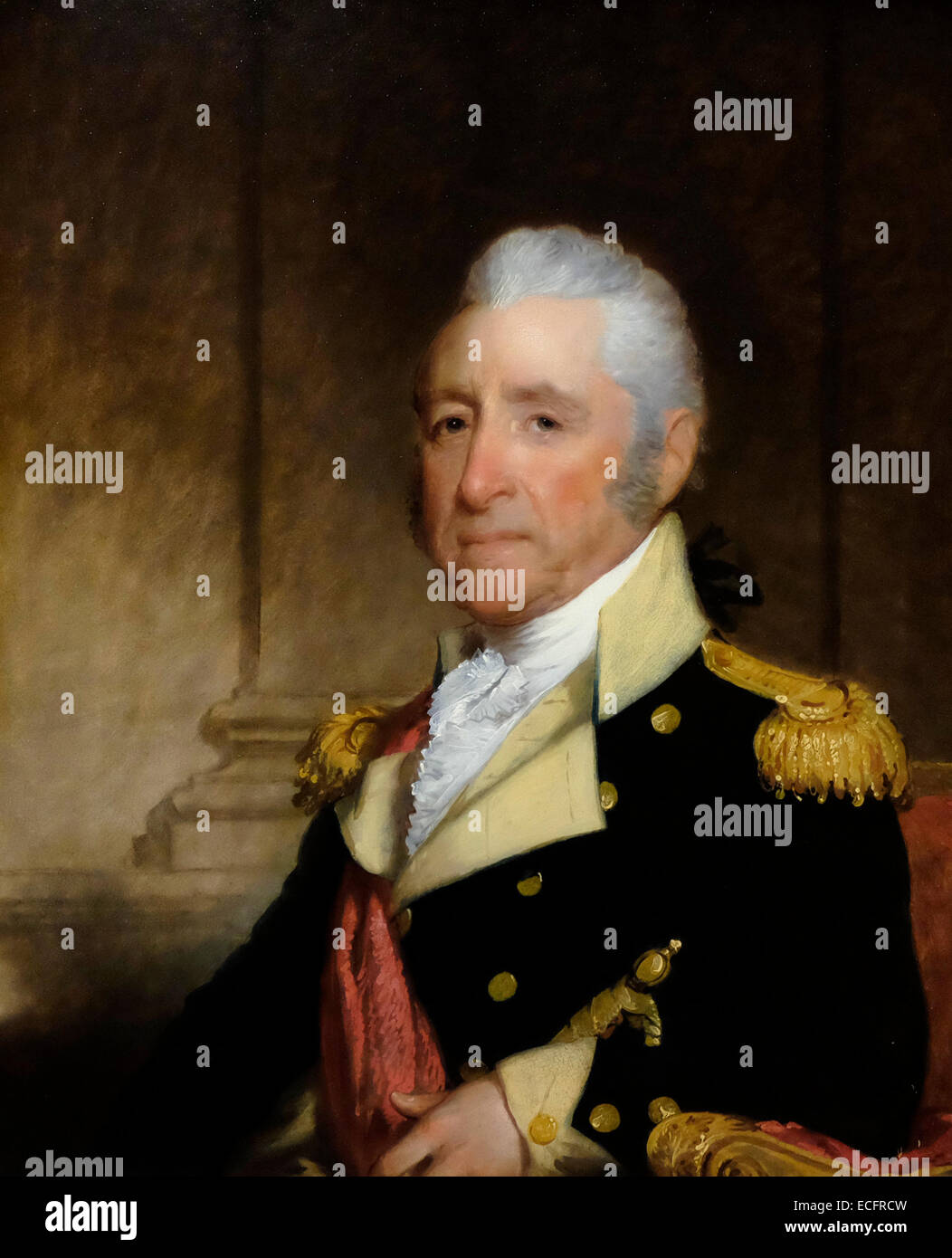 Governor John Brooks, 1820 Gilbert Stuart Stock Photo - Alamy