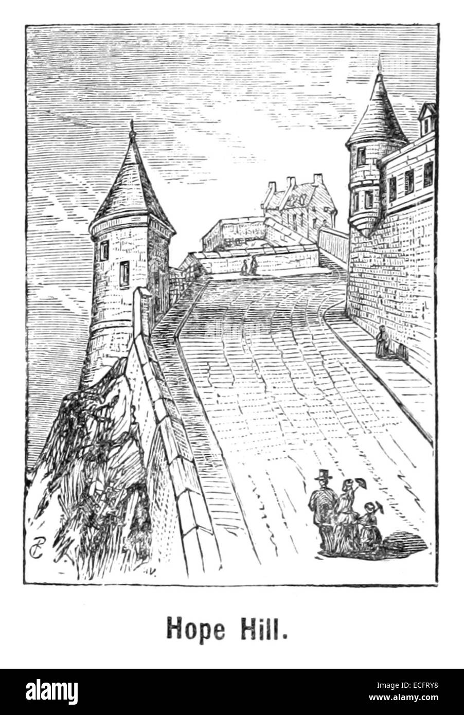 Landscape on hill in Cut Out Stock Images & Pictures - Alamy