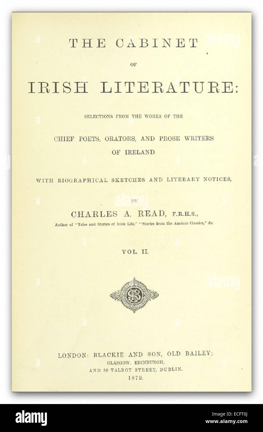 Irish literature hi-res stock photography and images - Alamy