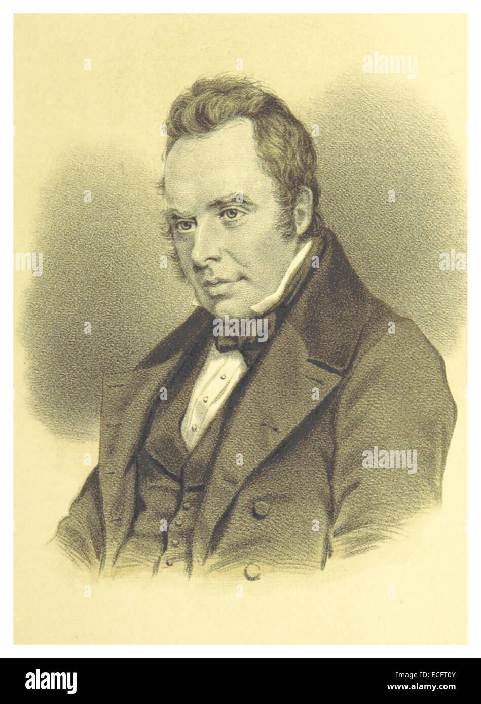 This 1880 illustration presents William Carleton, a notable figure from ...