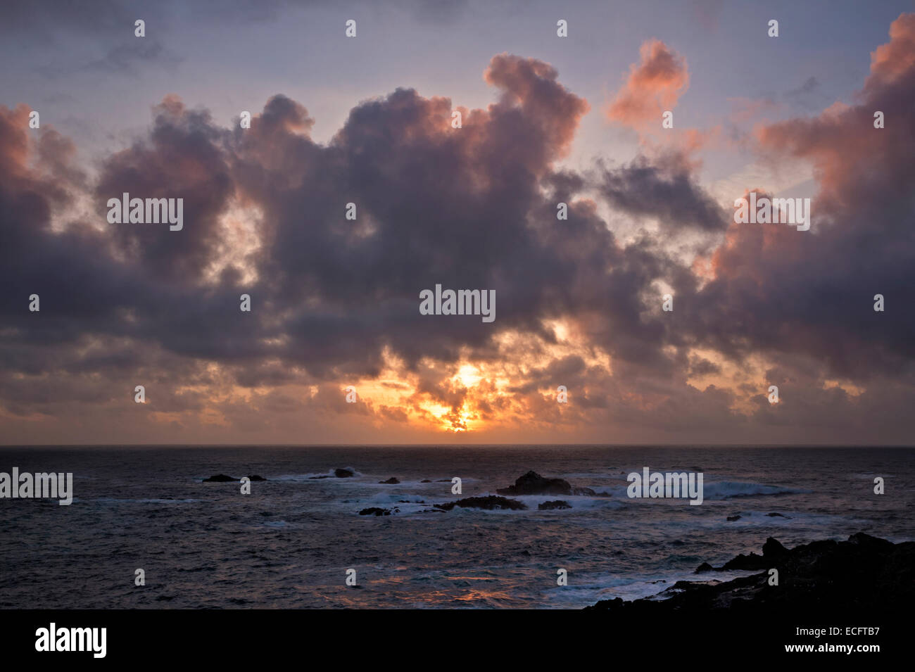 CA02477-00...CALIFORNIA - Sunset at Point Lobos State Reserve Stock ...
