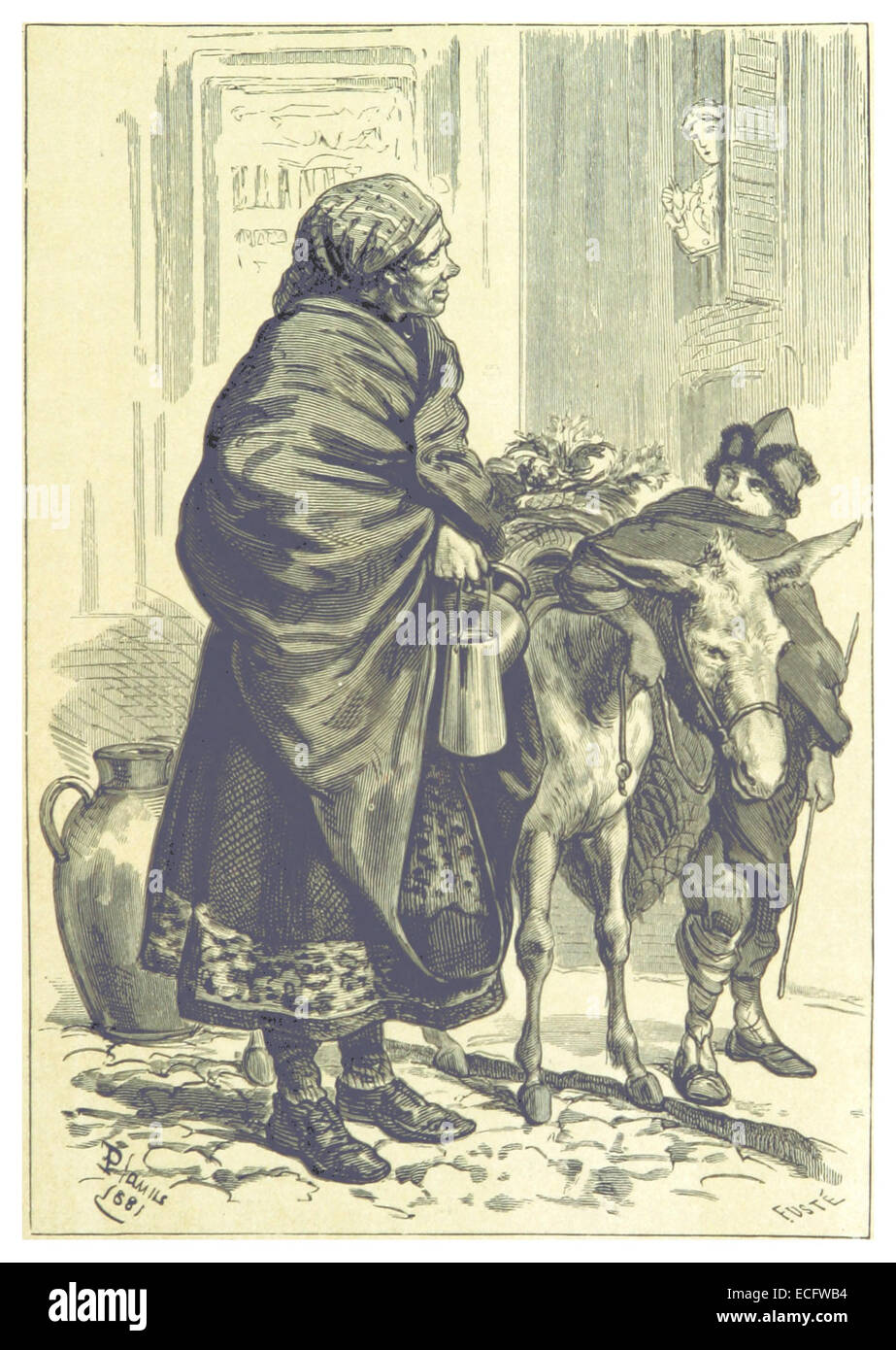 Page 117 from Saez’s 1886 work depicts La Lechara, a notable location ...