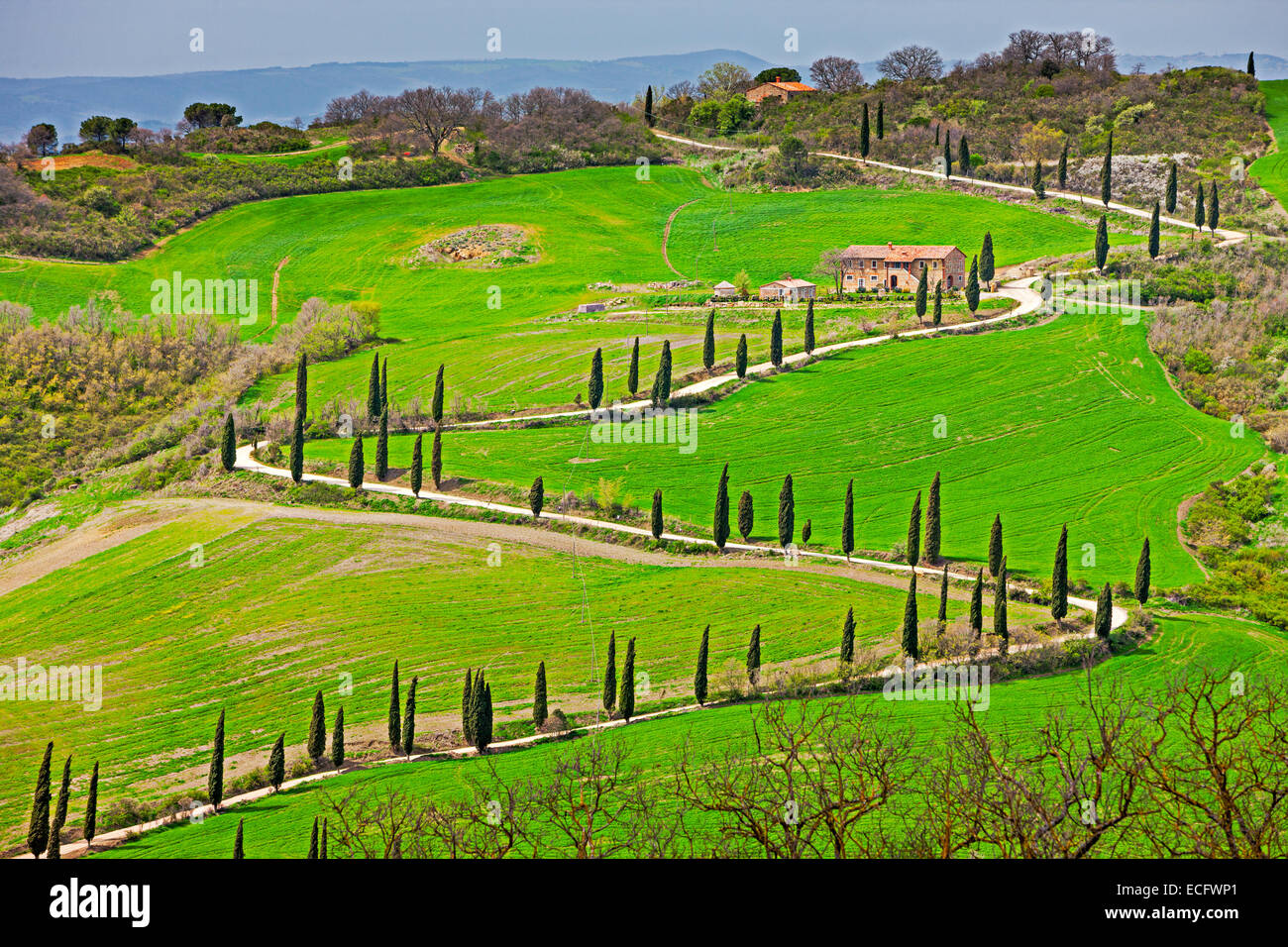 Zigzagging road hi-res stock photography and images - Alamy