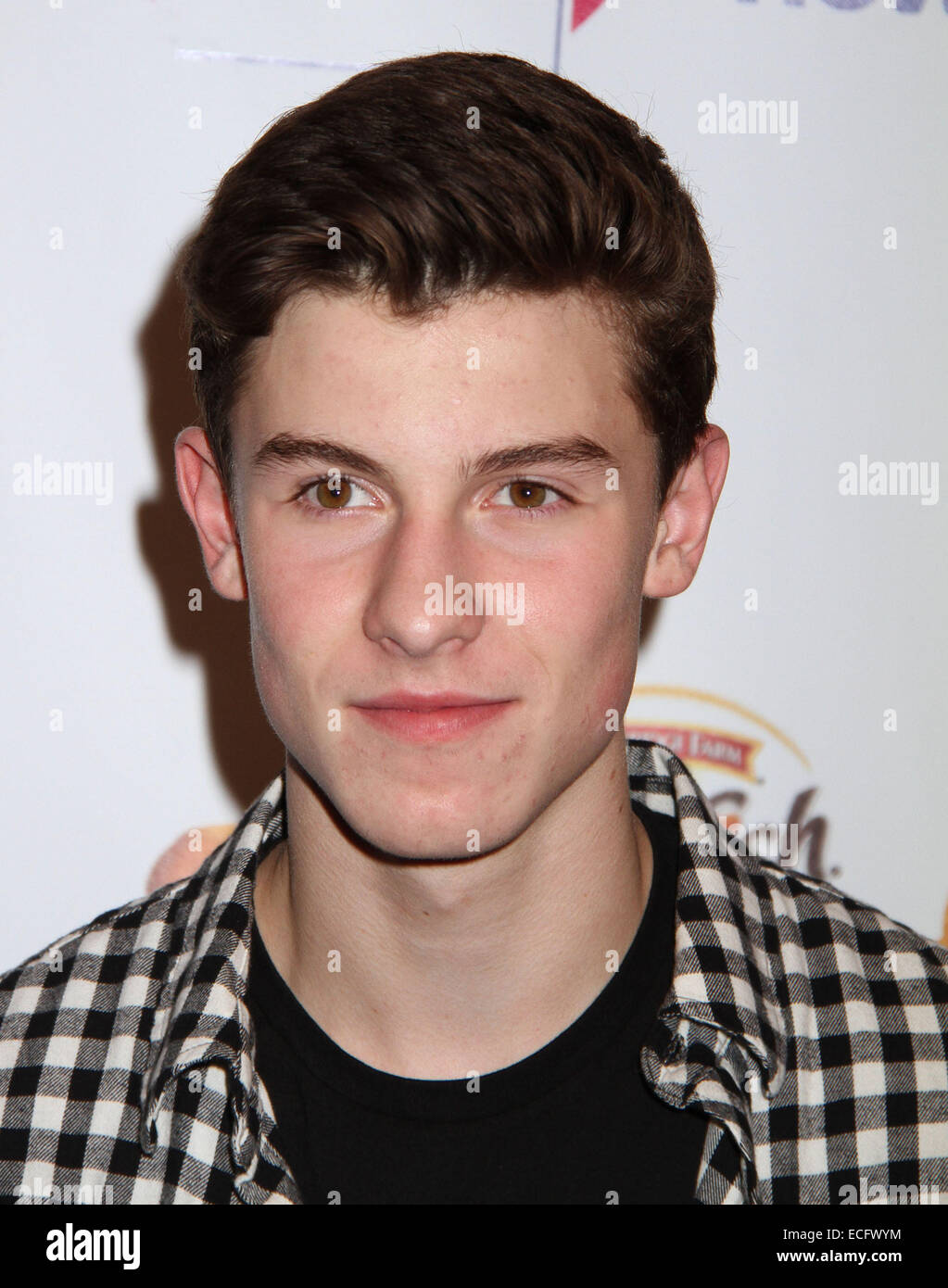 New York, New York, USA. 12th Dec, 2014. Singer SHAWN MENDES attends ...