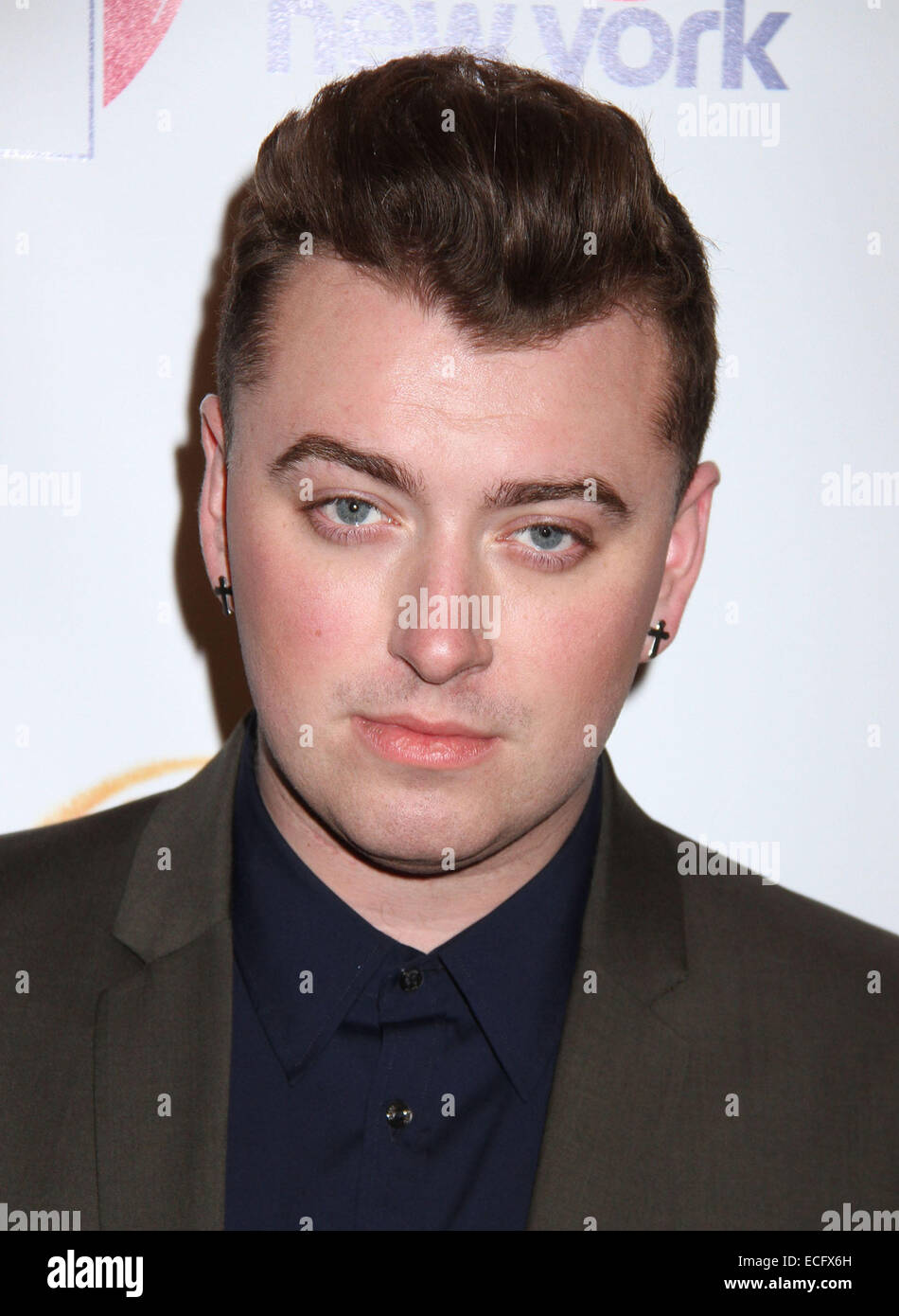 New York, New York, USA. 12th Dec, 2014. Singer SAM SMITH attends the ...