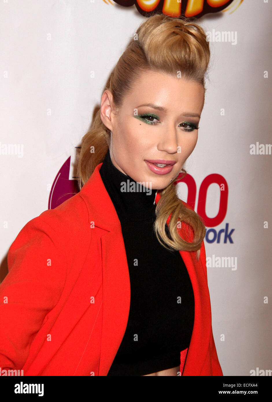 New York, New York, USA. 12th Dec, 2014. Singer IGGY AZALEA attends the ...