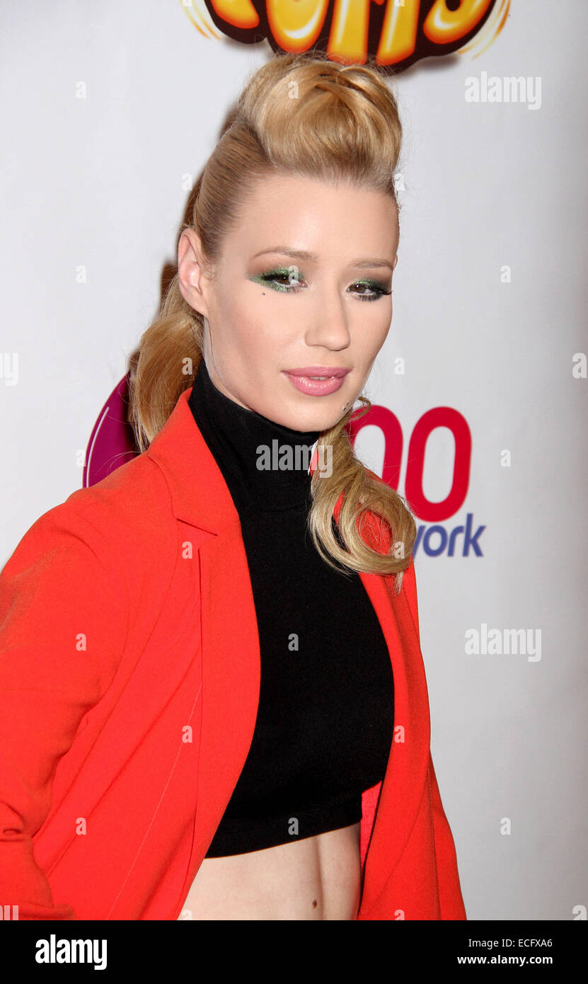 New York, New York, USA. 12th Dec, 2014. Singer IGGY AZALEA attends the ...