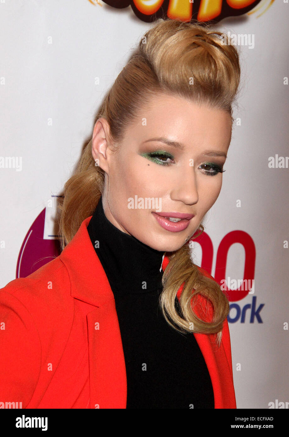 New York, New York, USA. 12th Dec, 2014. Singer IGGY AZALEA attends the ...