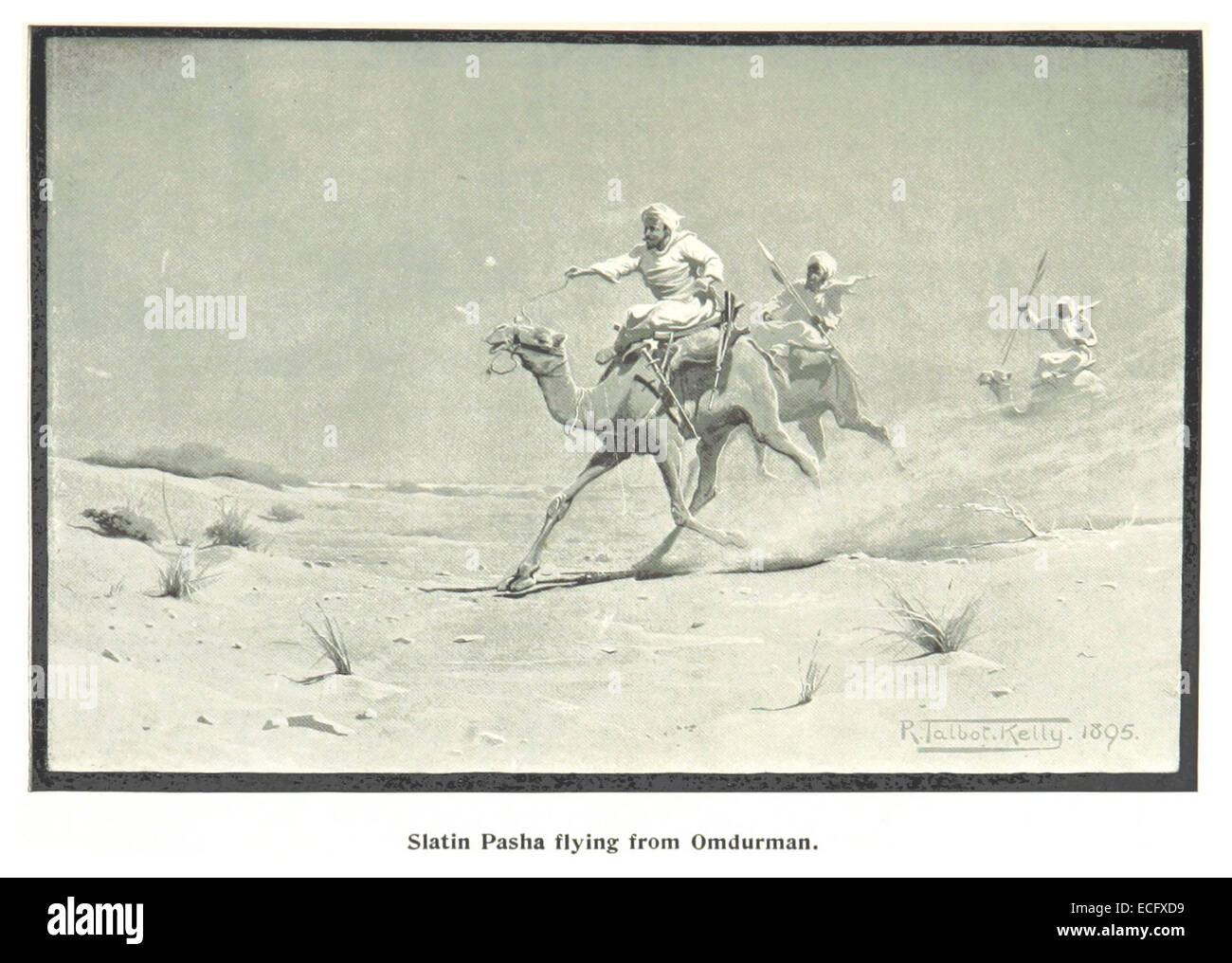 SLATIN(1896) p657 SLATINPASHA FLYING FROM OMDURMAN Stock Photo - Alamy
