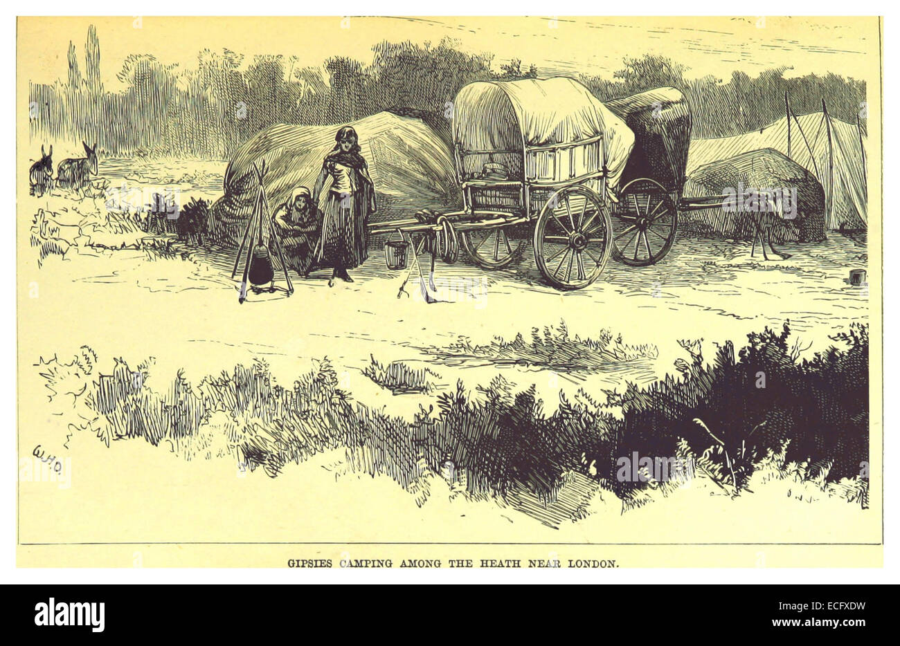 Gypsy camping hi-res stock photography and images - Alamy