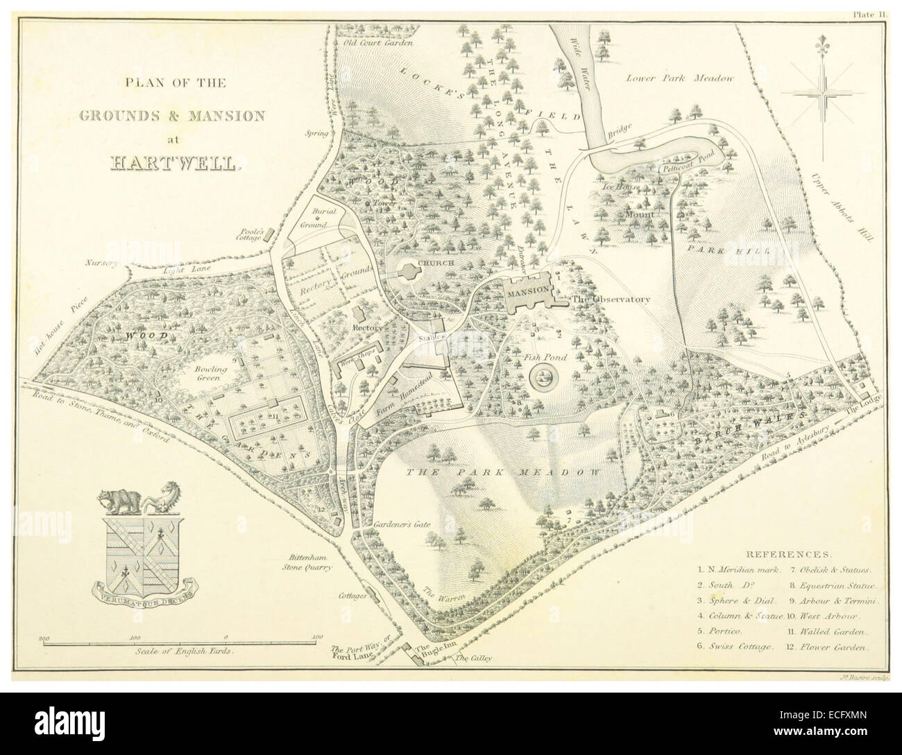 This 1851 plan by Smyth outlines the design of a homestead, offering ...