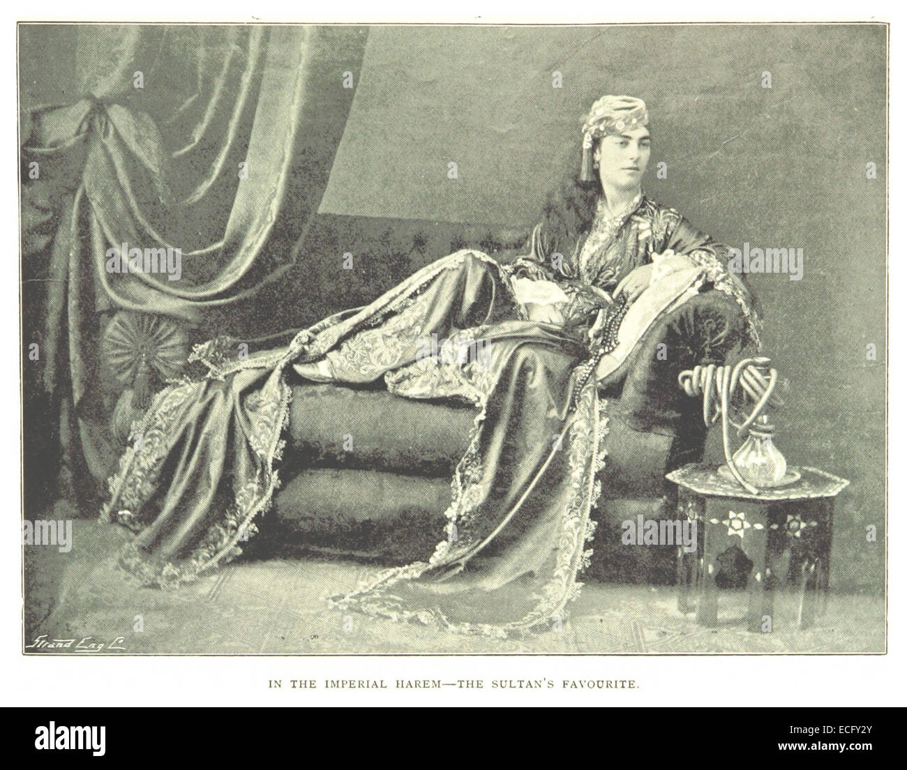 The 1895 Spry illustration depicts 'The Sultan’s Favorite,' possibly a ...