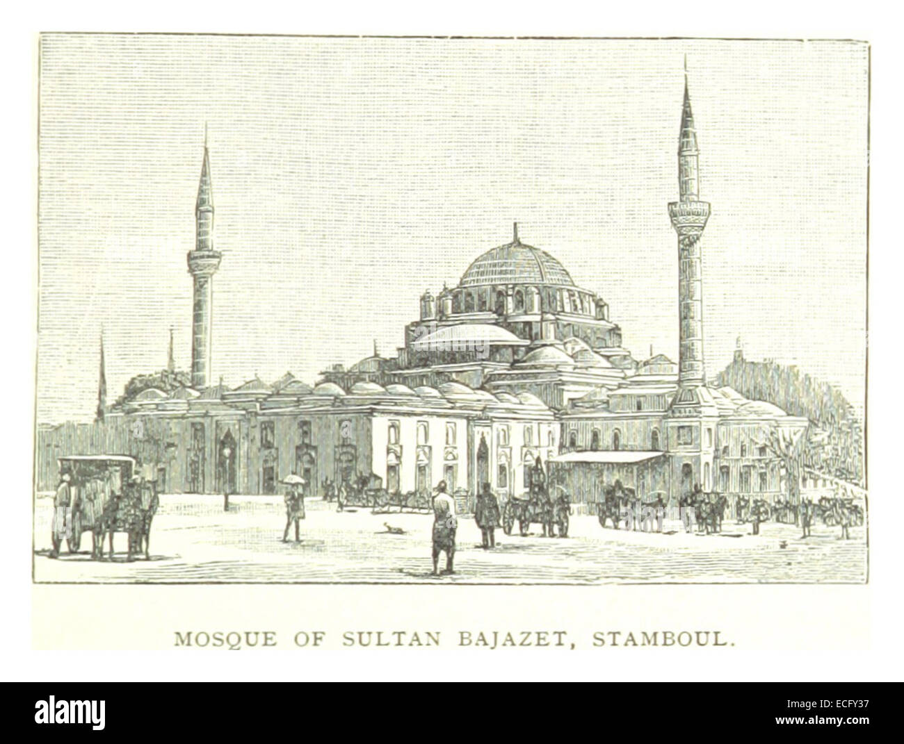 SPRY(1895) p075 MOSQUE OF SULTAN BAJAZET Stock Photo - Alamy