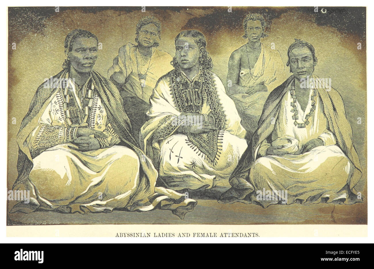 Stern's 1862 illustration features Abyssinian women and their female ...