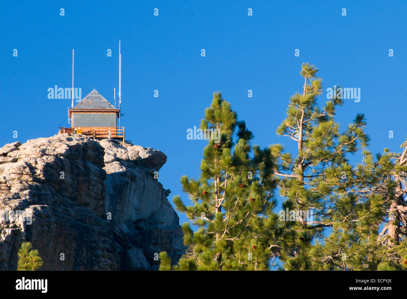 Buck Rock Lookout, Sequoia National Monument, California Stock Photo ...
