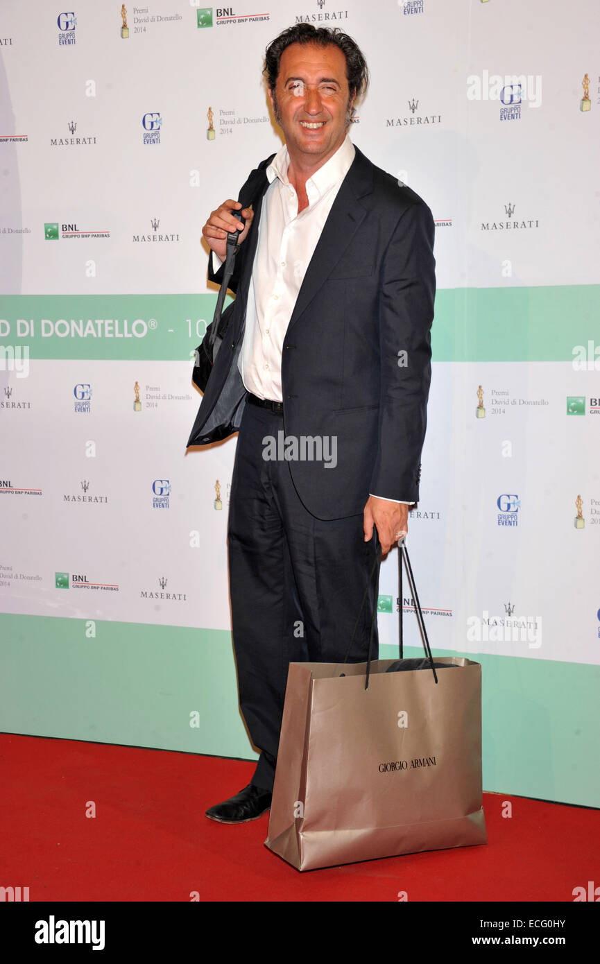 David Di Donatello Awards Ceremony at the Dear Studios Featuring: Paolo ...