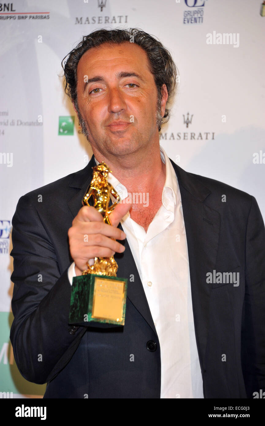David Di Donatello Awards Ceremony at the Dear Studios Featuring: Paolo ...