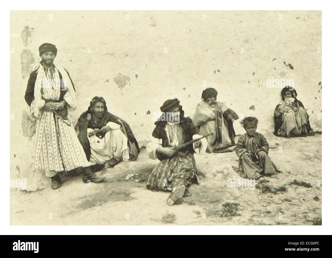 This 1894 photograph by Thompson shows a group of Kurds, capturing the ...