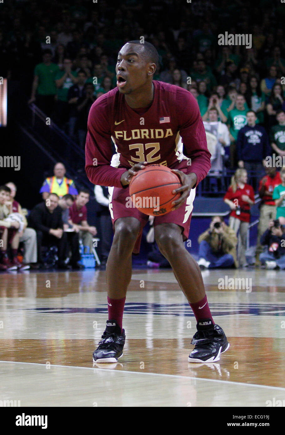 South Bend, Indiana, USA. 13th Dec, 2014. Florida State guard Montay ...