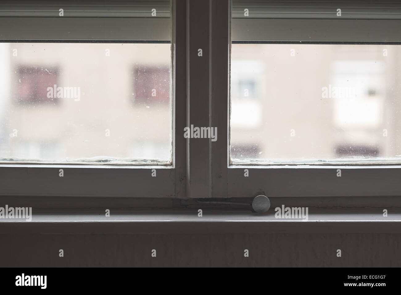 Details of an old wooden window, style from 80's Stock Photo - Alamy
