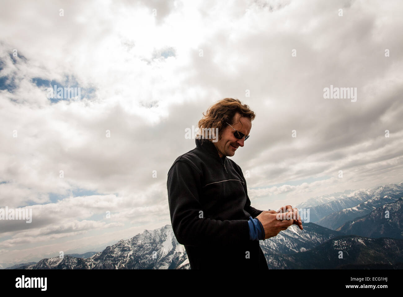 Hiking in the Bavarian Alps. Hiking is popular amongst the German ...