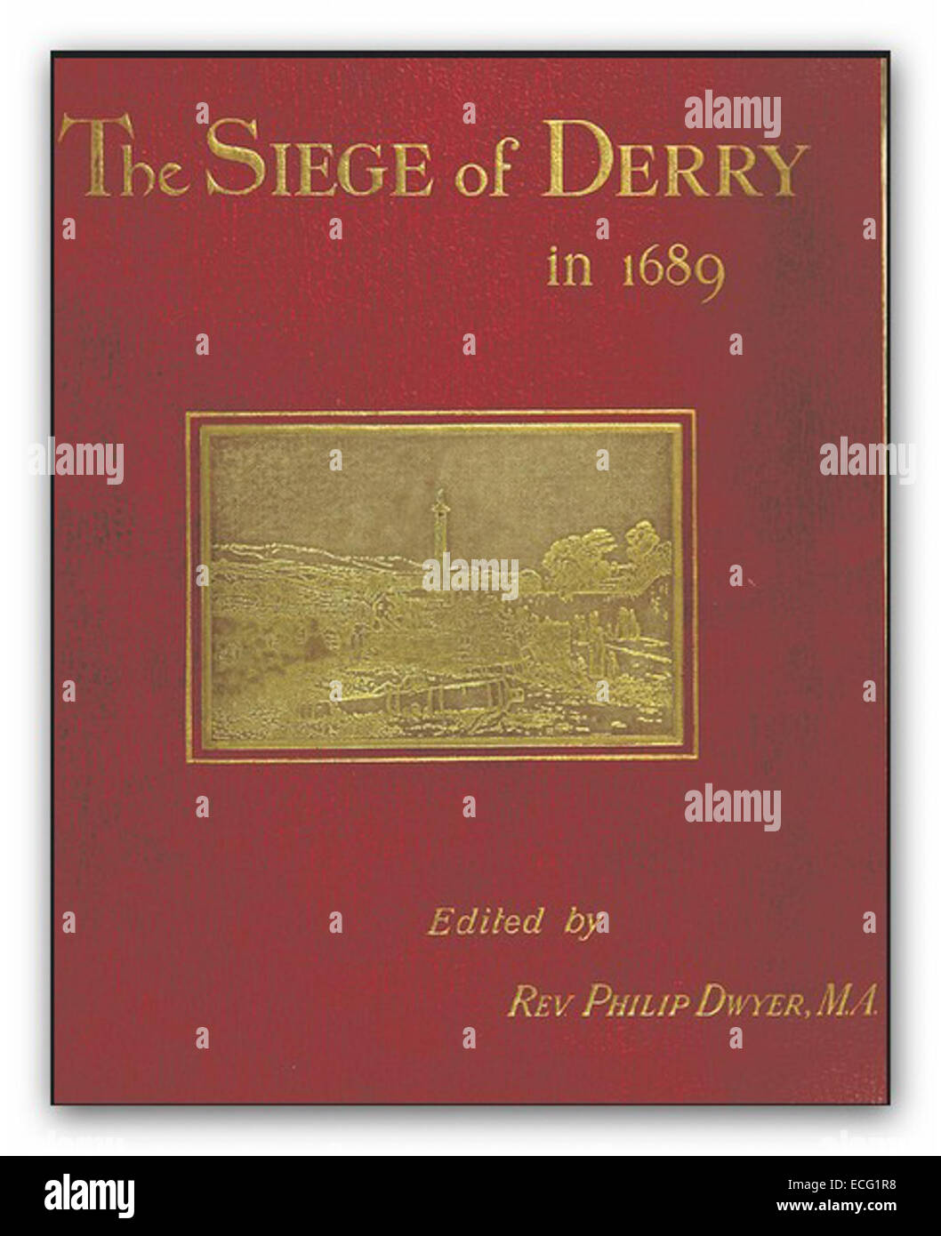 This 1893 illustration by Walker depicts the Siege of Derry in 1689, a ...