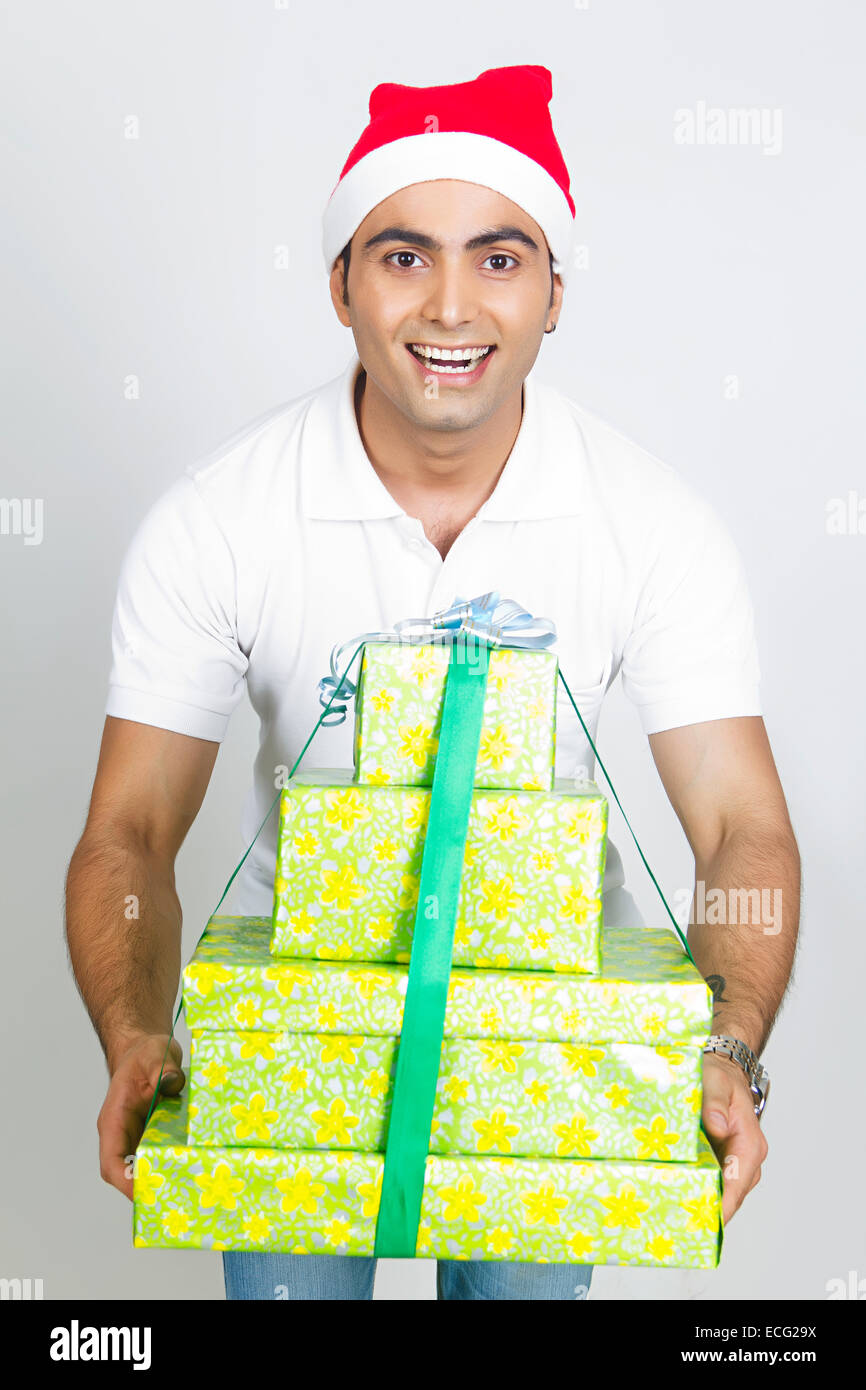 Indian model santa claus hi-res stock photography and images - Alamy