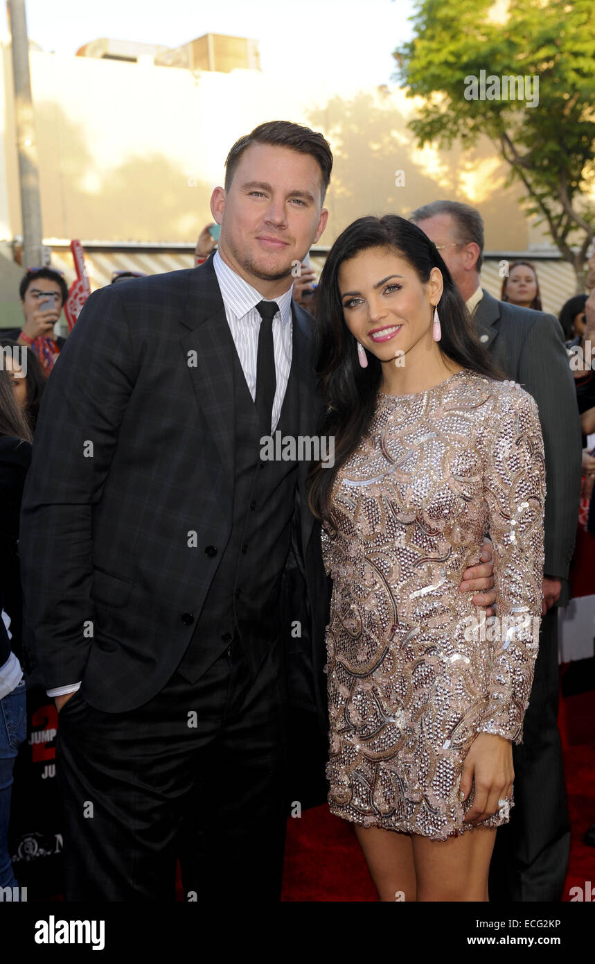 Premiere of 22 Jump Street - Arrivals Featuring: Channing Tatum,Jenna ...