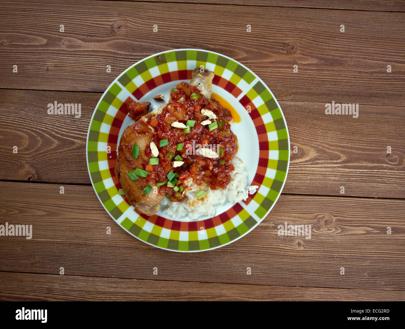 Country Captain - curried chicken and rice dish, popular in Southern ...