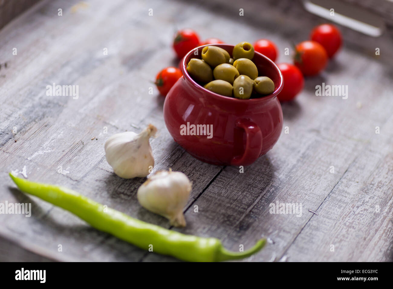 Fresh food on the table Stock Photo - Alamy