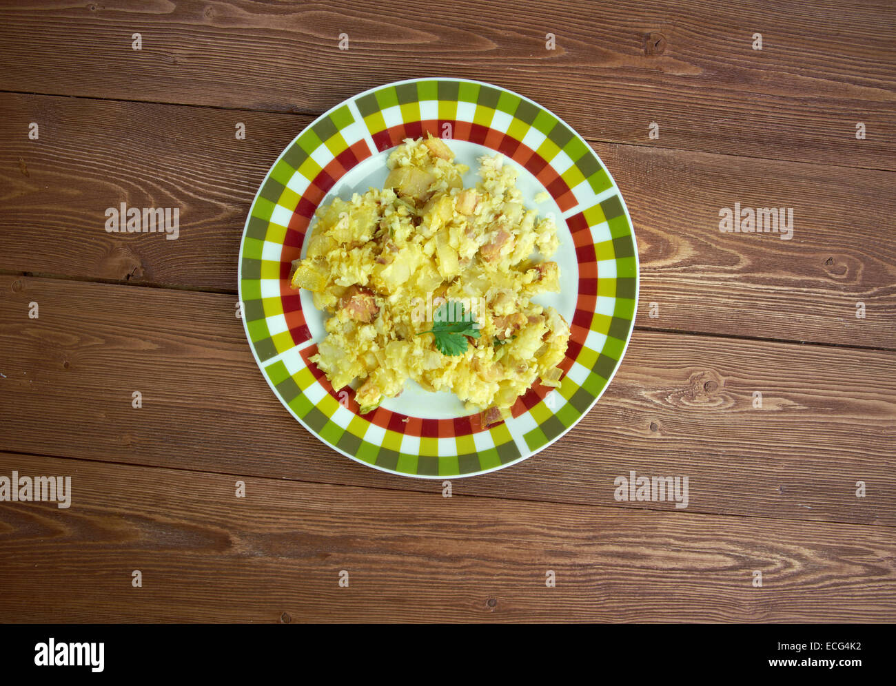 Fish and brewis - traditional Newfoundland meal consisting of codfish ...