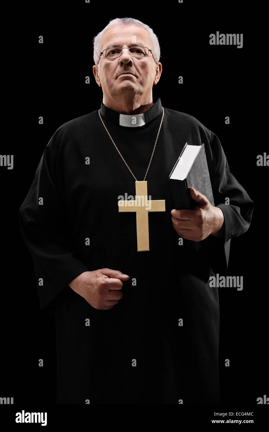 Priest praying catholic hi-res stock photography and images - Alamy