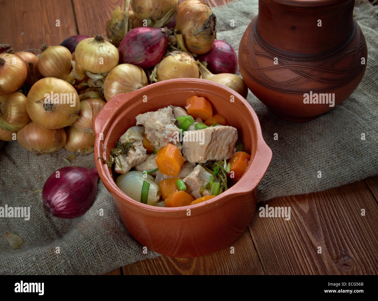 Karjalanpaisti - Karelian hot pot,Karelian stew .traditional meat stew ...