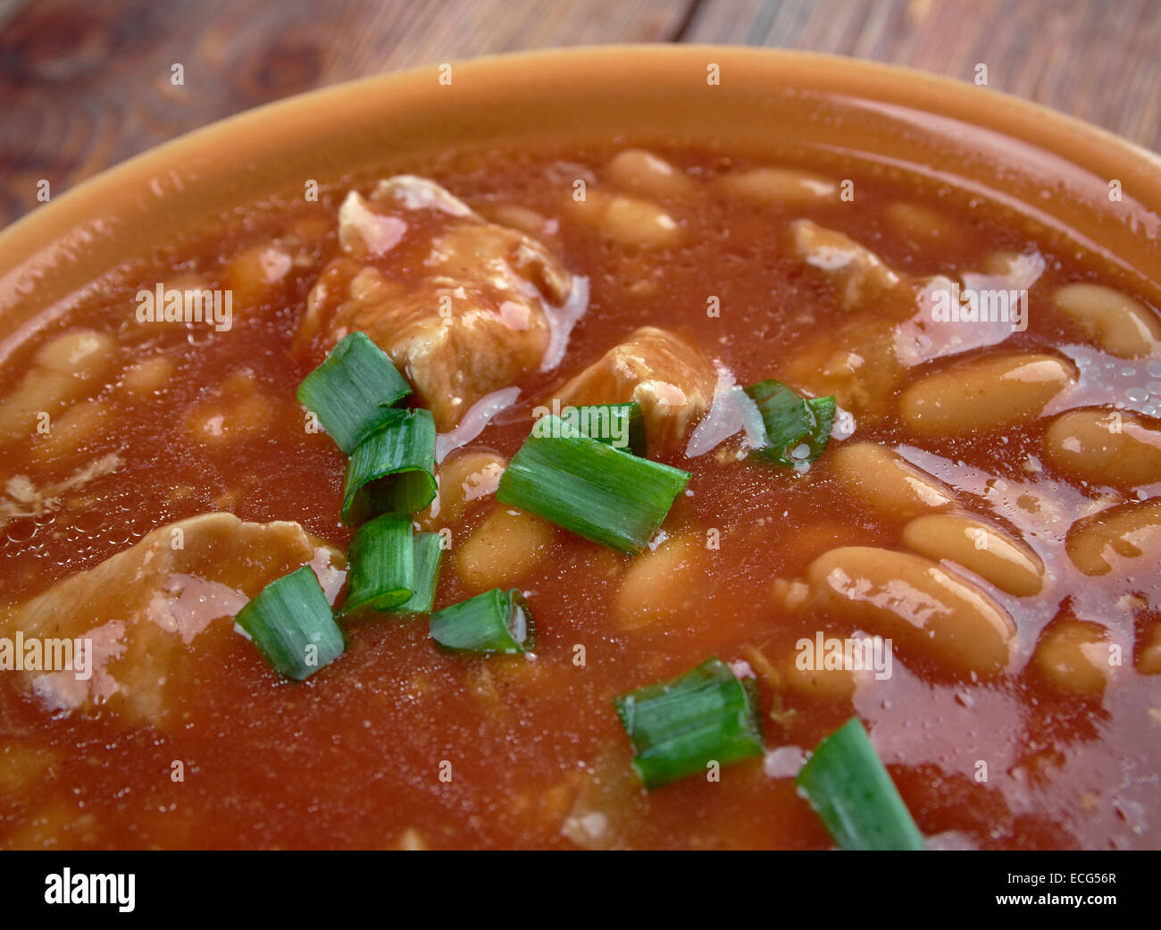 Kuru fasulye - turkish bean stew with tomato sauce Stock Photo - Alamy