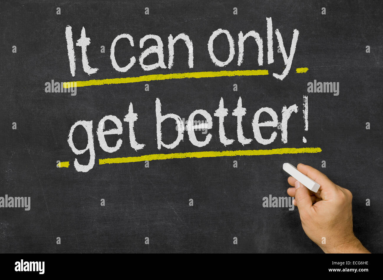 It can only get better Stock Photo - Alamy