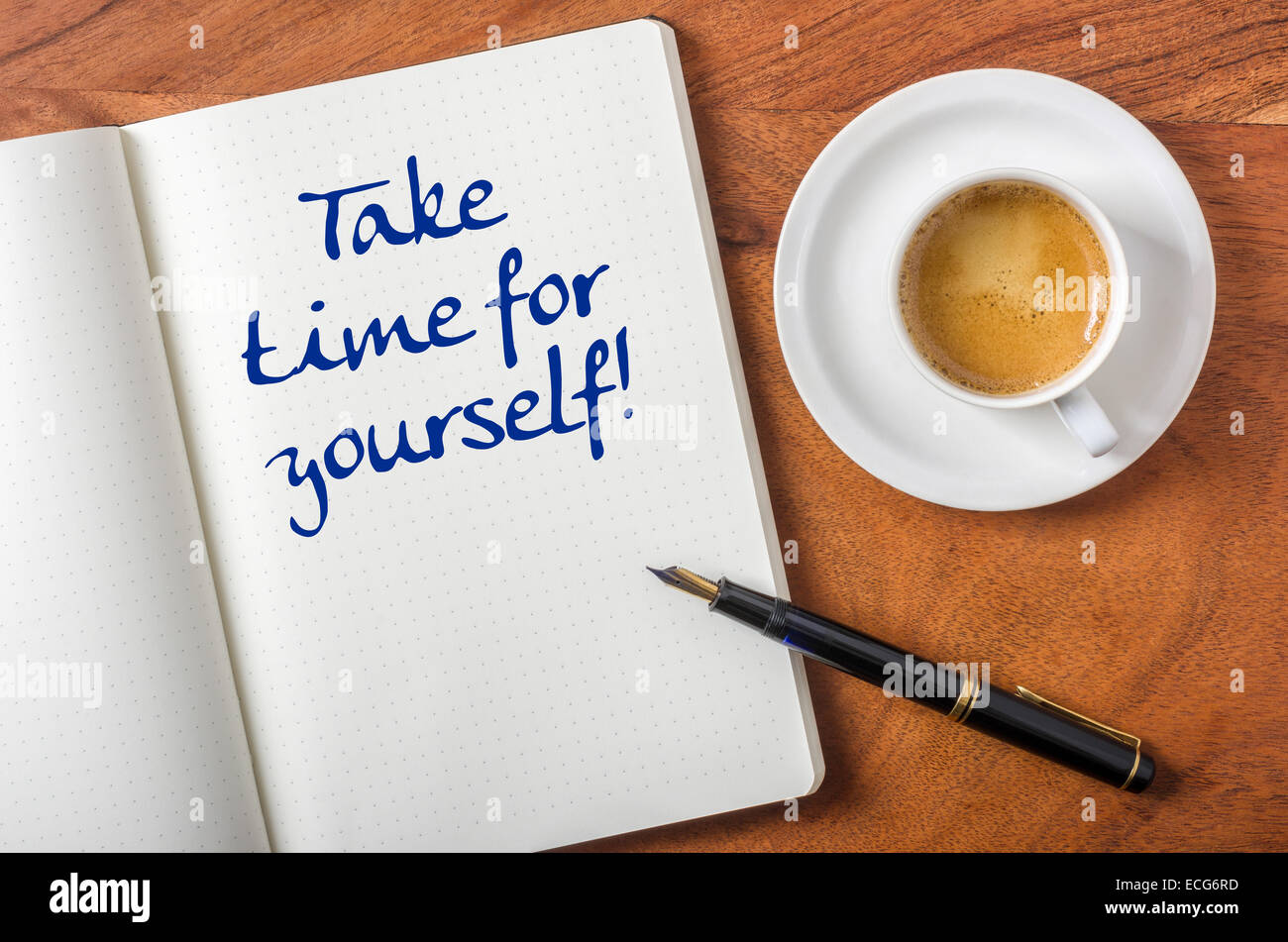Take time for yourself Stock Photo - Alamy