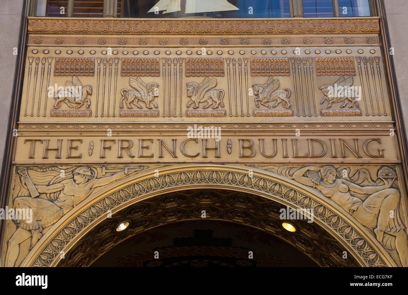 The Fred F. French Building 551 Fifth Avenue, Manhattan, New York Stock ...