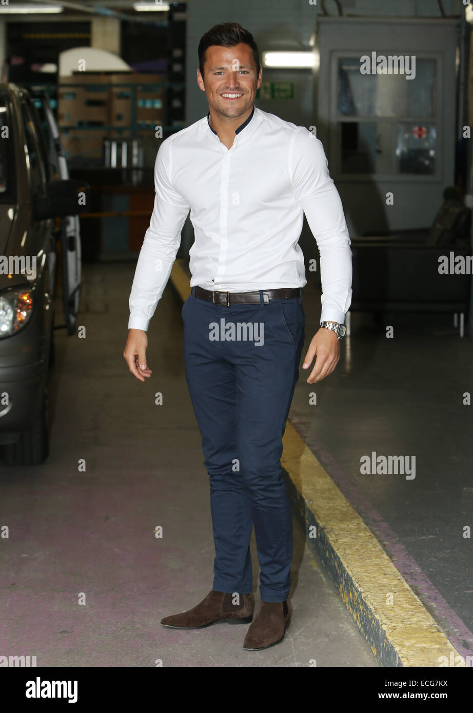 Mark Wright outside ITV Studios Featuring: Mark Wright Where: London ...