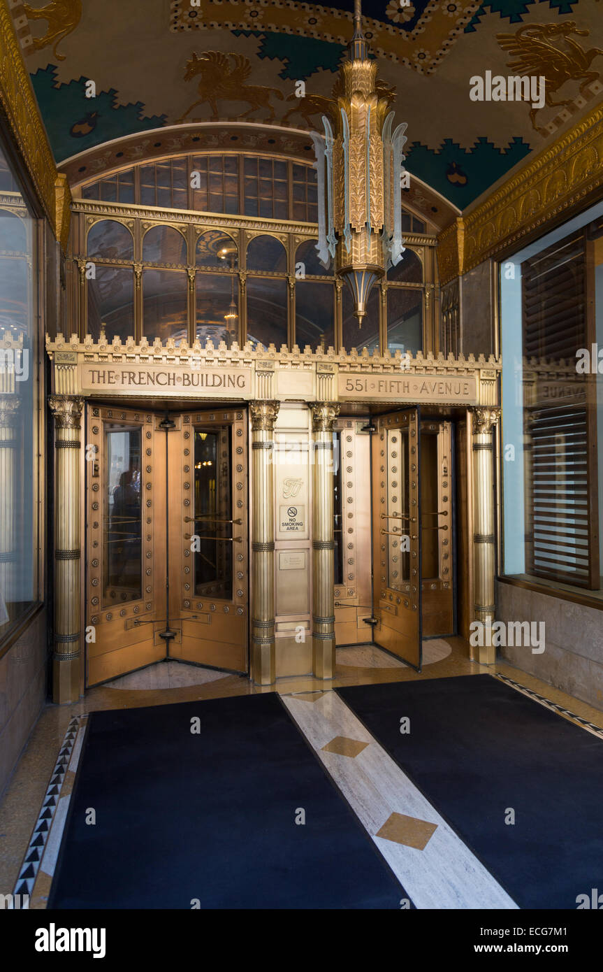 The Fred F. French Building 551 Fifth Avenue, Manhattan, New York Stock ...