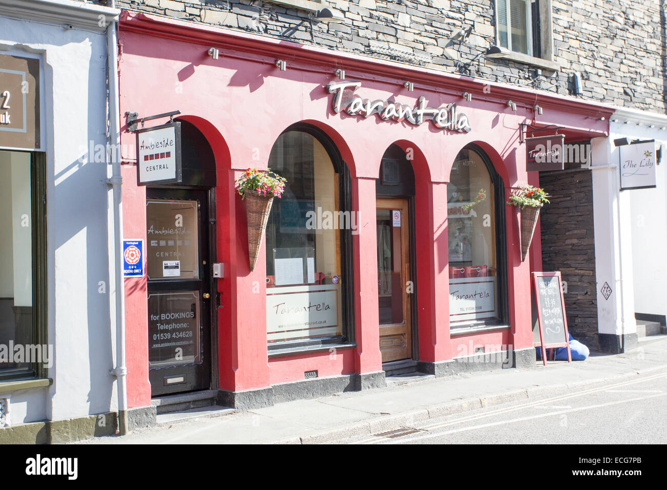 The Tarantella Modern Italian Style Restaurant in Ambleside Lake ...
