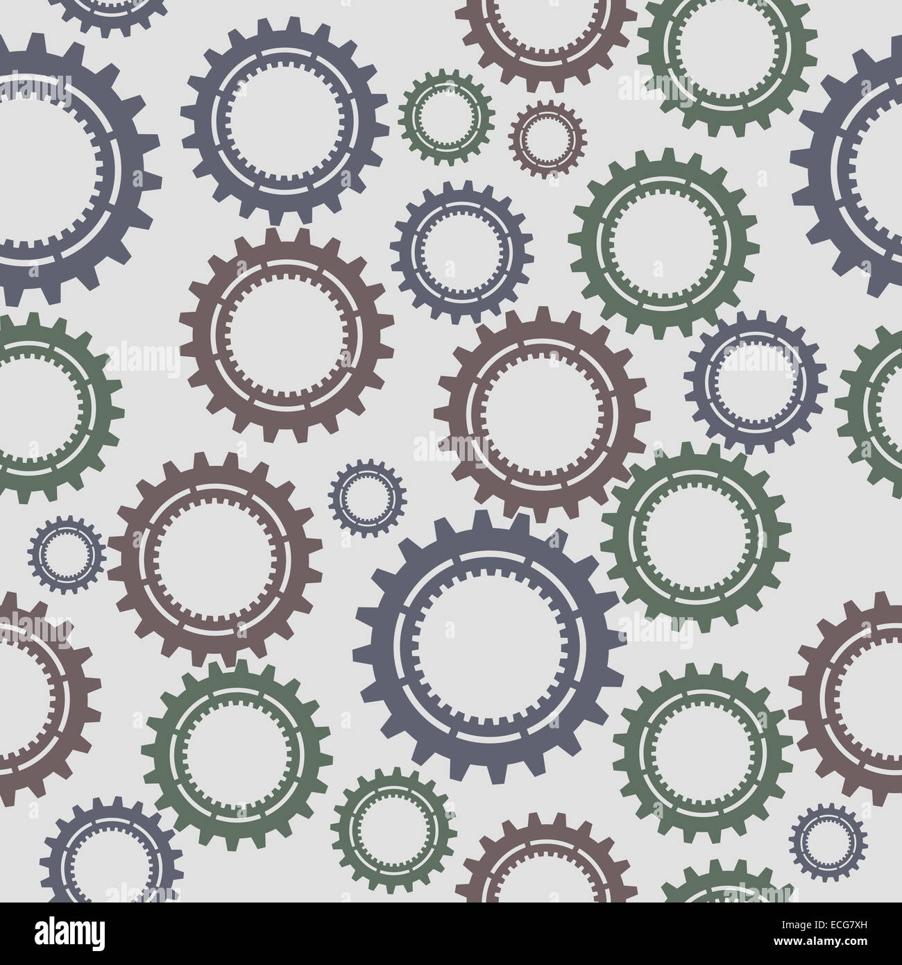 Pattern seamless gear Stock Photo - Alamy