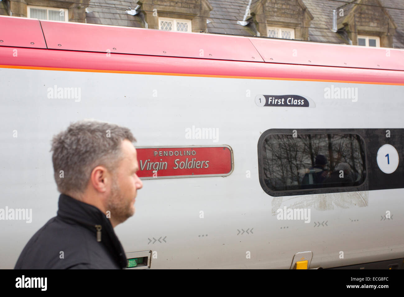 Virgin Trains First Class Pendolino - named after Leslie Thomas book ...