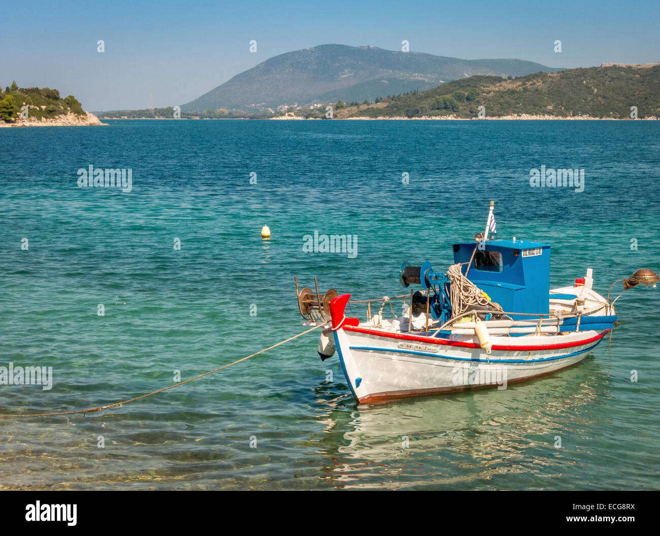 Small greek fishing boat hi-res stock photography and images - Alamy