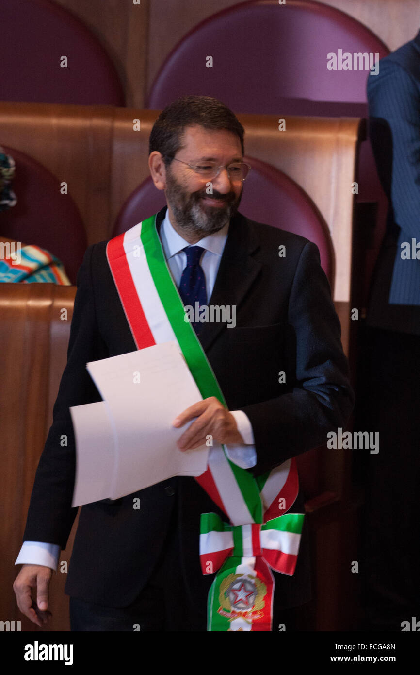 The Mayor of Rome Ignazio Marino during the closing day of the World ...