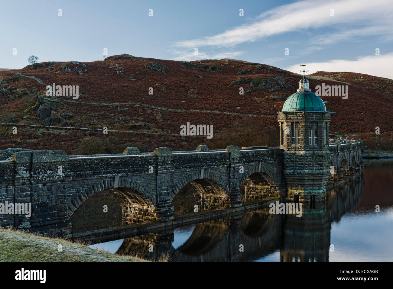 Craig Coch Dam and Reservoir Elan Valley Stock Photo - Alamy