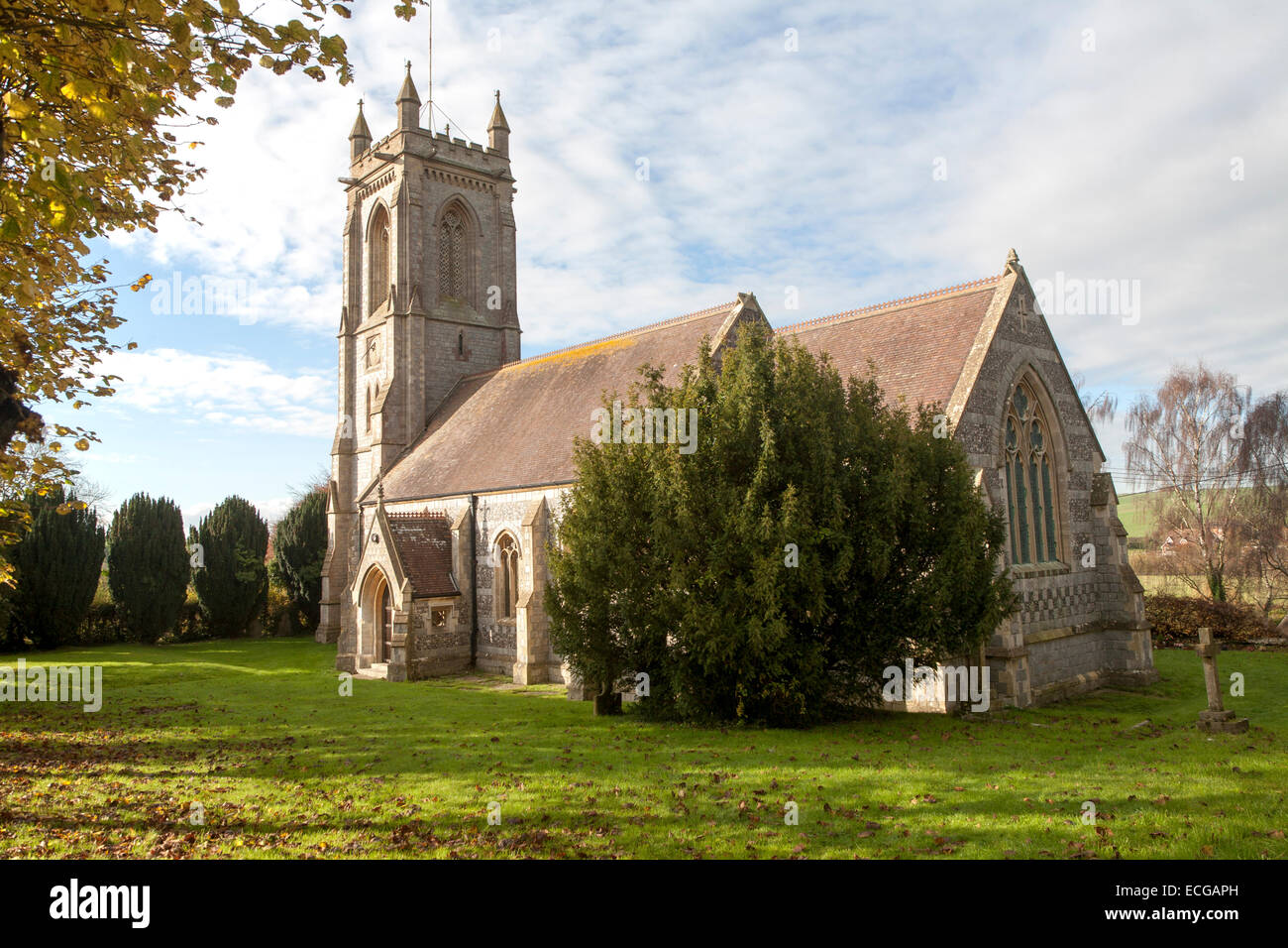 Parish church St Michael and All Angels village of West Overton ...